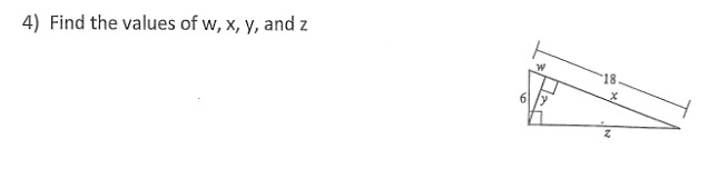 Solved Find the values of w,x,y, ﻿and z | Chegg.com