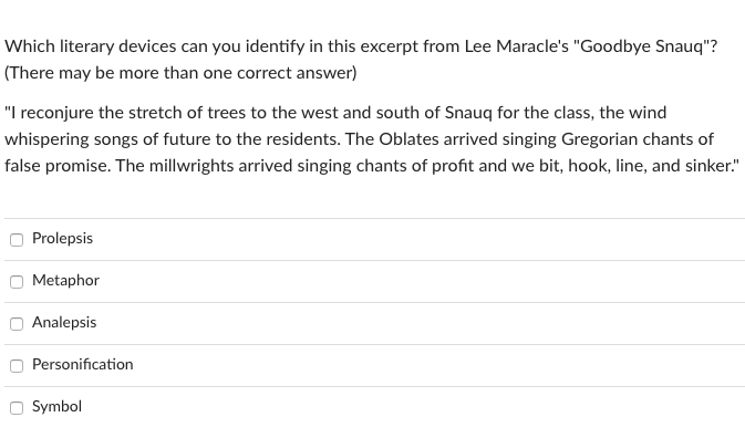 Solved Which literary devices can you identify in this | Chegg.com