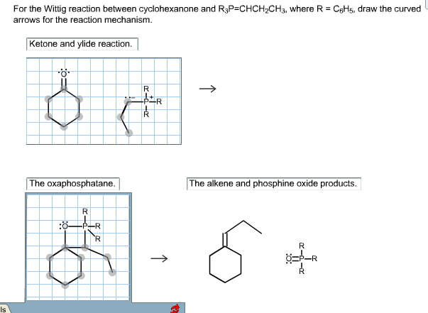 Solved For the Wittig reaction between cyclohexanone and | Chegg.com
