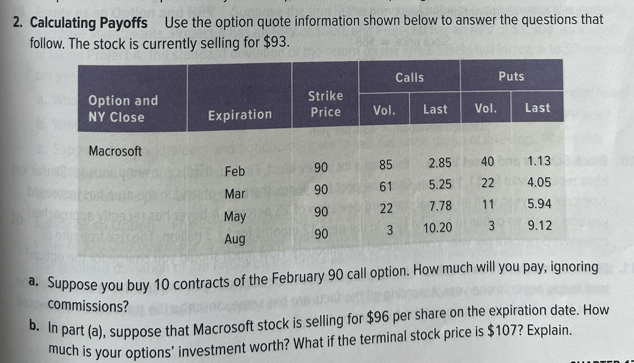 Solved YOU DO NOT NEED TO SOLVE FOR a, ﻿b. ﻿I want to know | Chegg.com