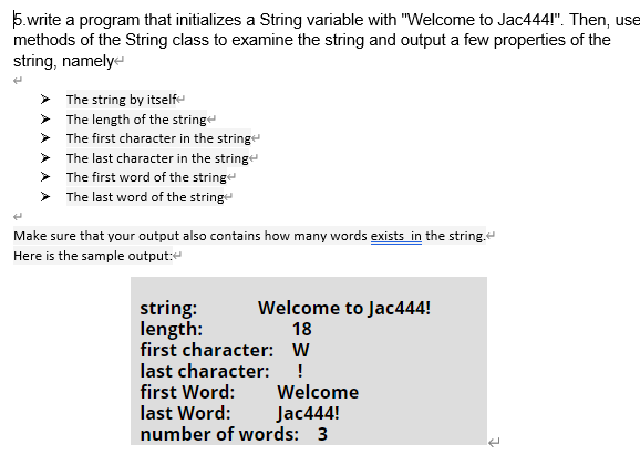 Solved 15write A Program That Initializes A String Variable 
