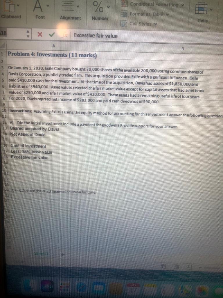 Solved А % Clipboard Conditional Formatting formaasa Cell | Chegg.com