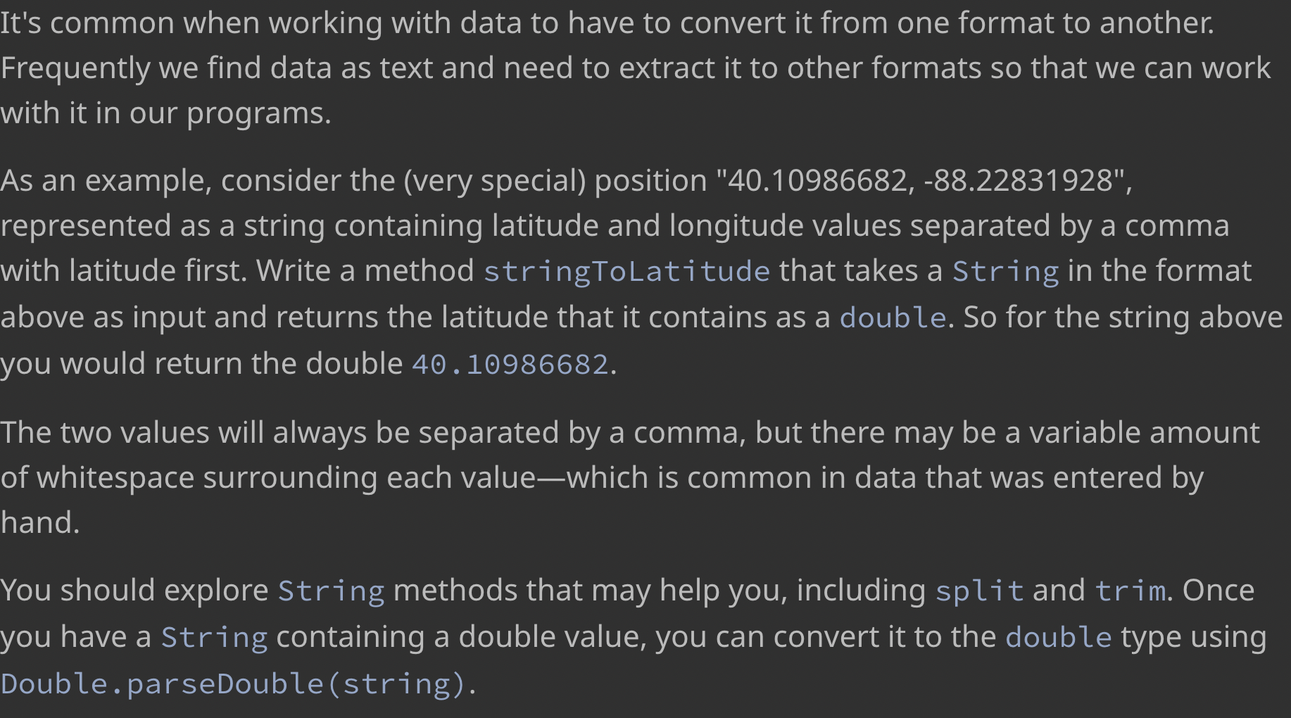 Solved It's common when working with data to have to convert | Chegg.com