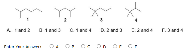 Solved Two of the compounds here give a base peak at m/z 43 | Chegg.com