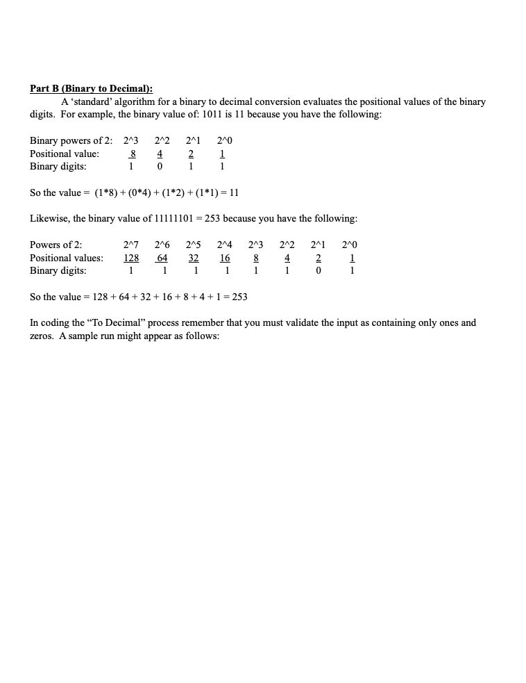 Solved Is265 Scripting Technologies Binary Decimal
