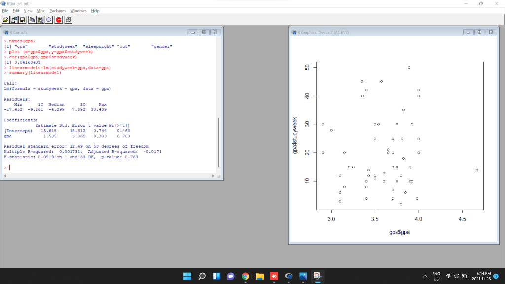Solved Answer the following questions based on your dataset | Chegg.com