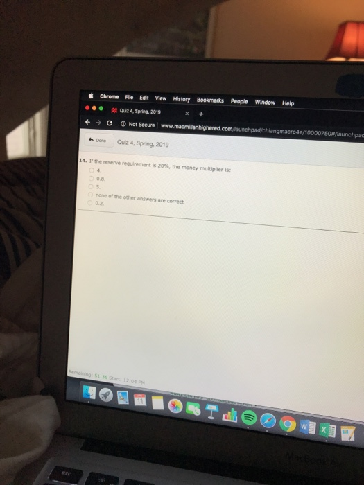 Solved ๘ Chrome File Edit View History Bookmarks People | Chegg.com