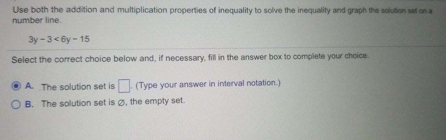 Solved Use both the addition and multiplication properties | Chegg.com