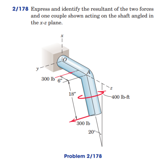 Solved 2/178 Express and identify the resultant of the two | Chegg.com