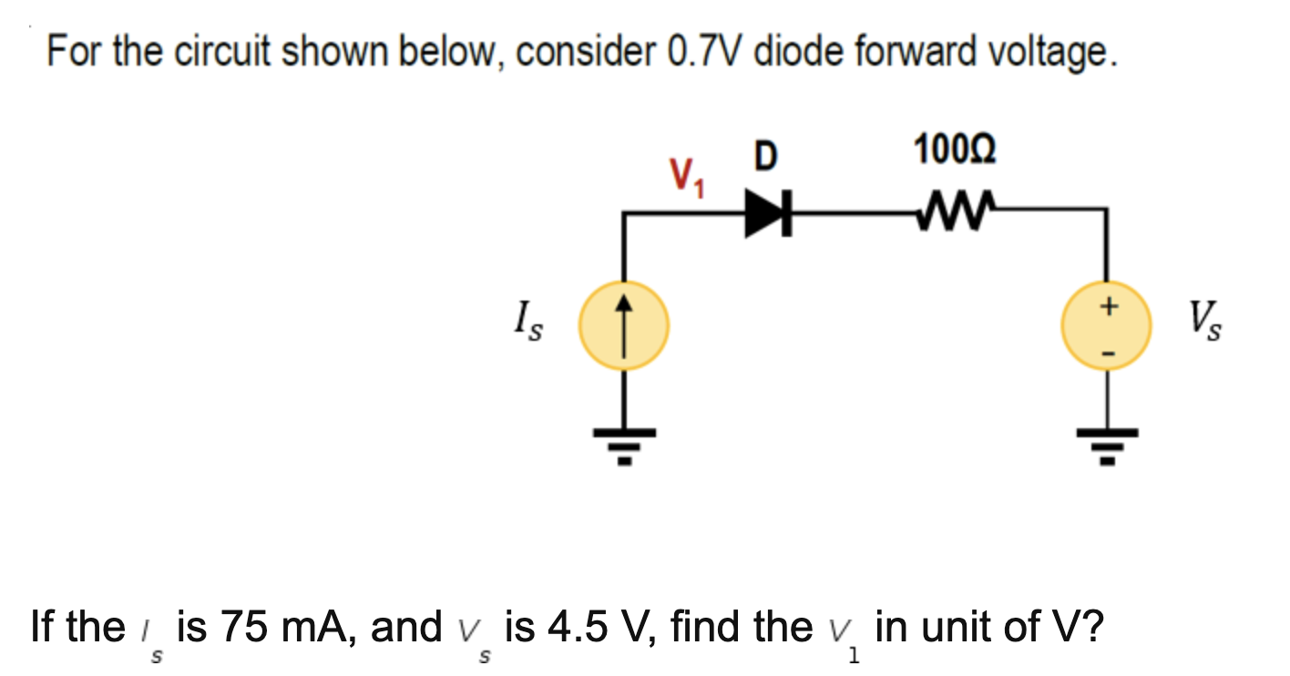 Solved For the circuit shown below, consider 0.7V diode | Chegg.com