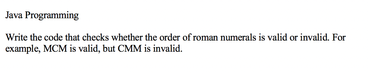 Solved Java Programming Write the code that checks whether | Chegg.com