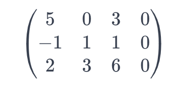 Solved ([5,0,3,0],[-1,1,1,0],[2,3,6,0]) ﻿Use the Gaussian | Chegg.com