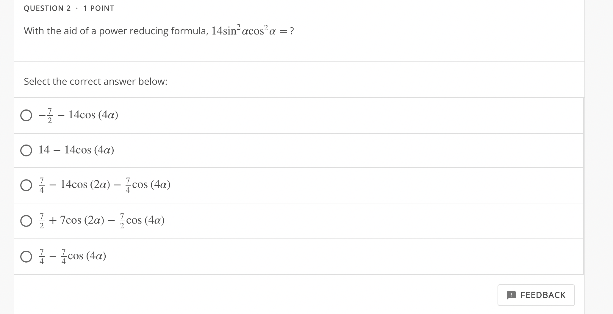 Solved QUESTION 2. 1 POINT With the aid of a power reducing | Chegg.com