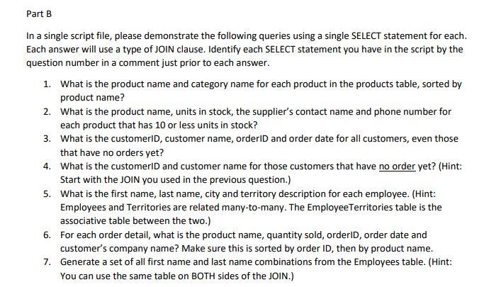 Solved Part B In a single script file, please demonstrate | Chegg.com