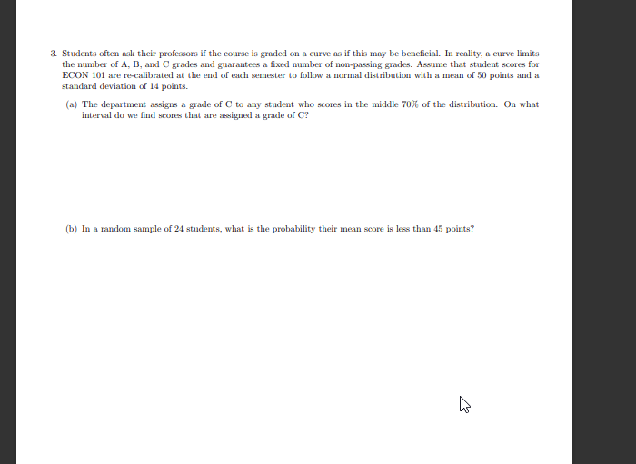 Solved 3. Students often ask their professors if the course | Chegg.com