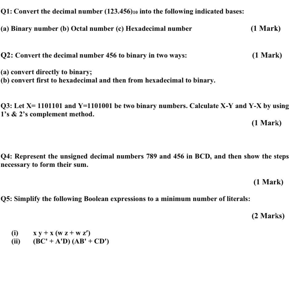 Solved Q6: List the truth table of a given function and draw | Chegg.com