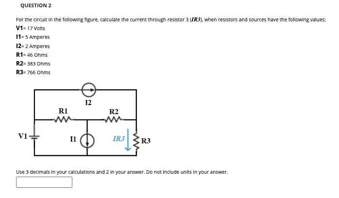 Solved QUESTION 2For the circuit in the following figure, | Chegg.com