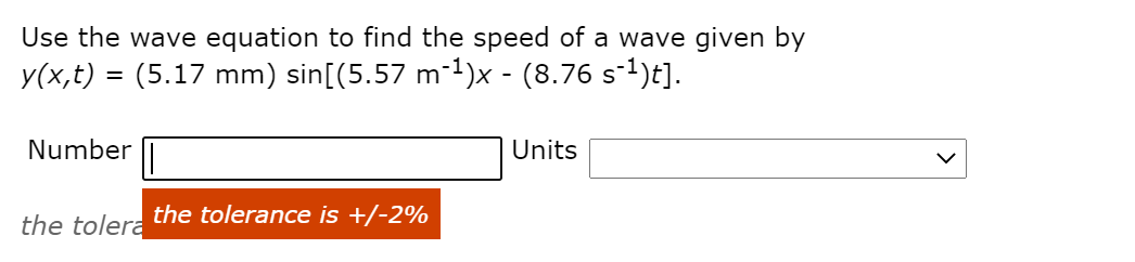 Solved Use the wave equation to find the speed of a wave | Chegg.com