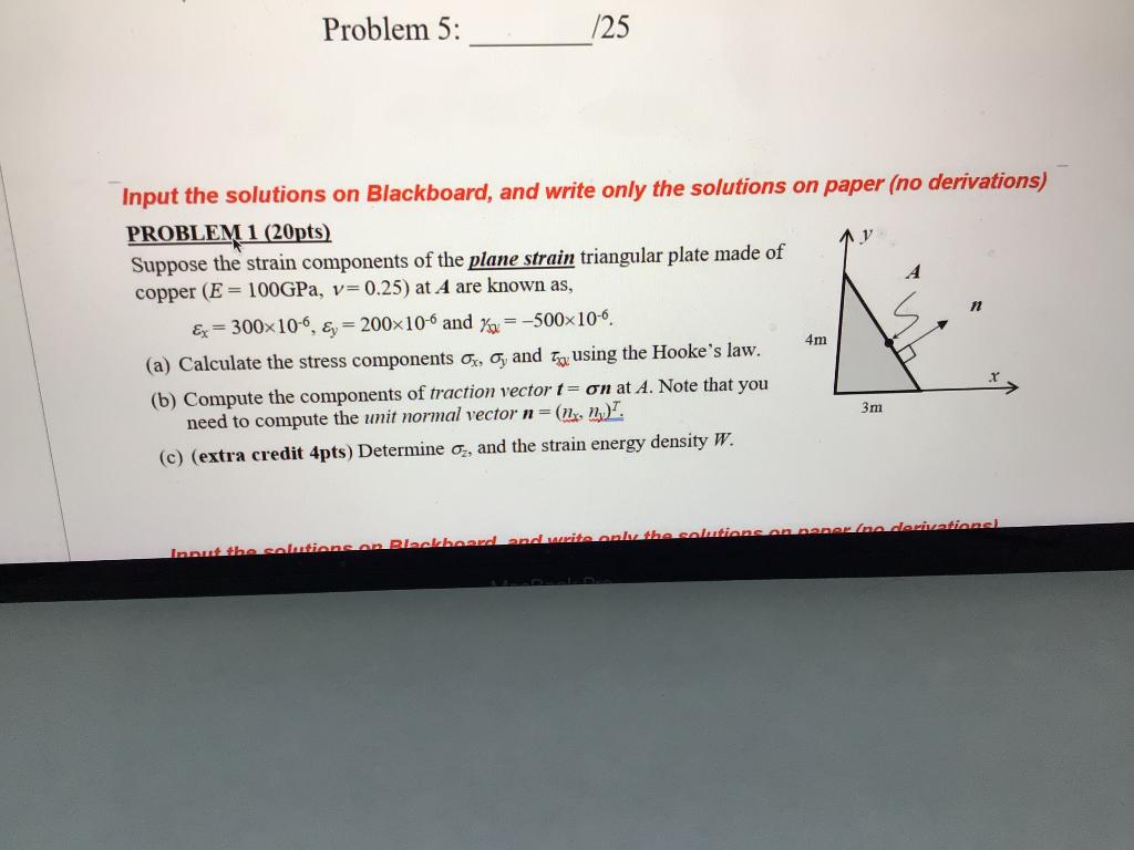 Solved Problem 5 25 N Input The Solutions On Blackboard Chegg