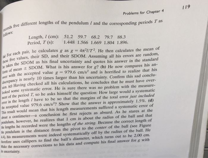 428, ★★★ systematic errors sometimes arise when the | Chegg.com