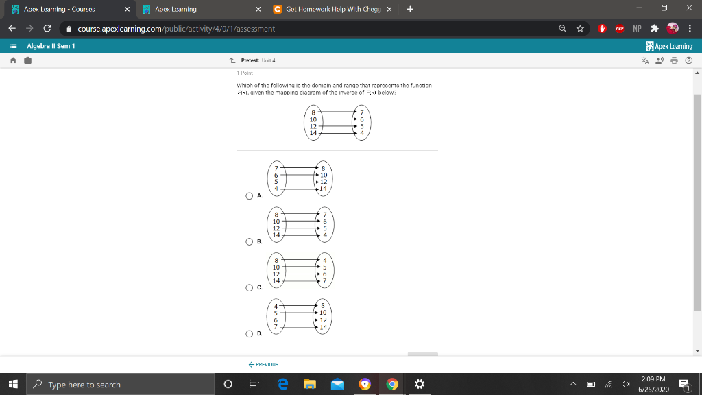 Solved Apex Learning - Courses Apex Learning Get Horniework | Chegg.com