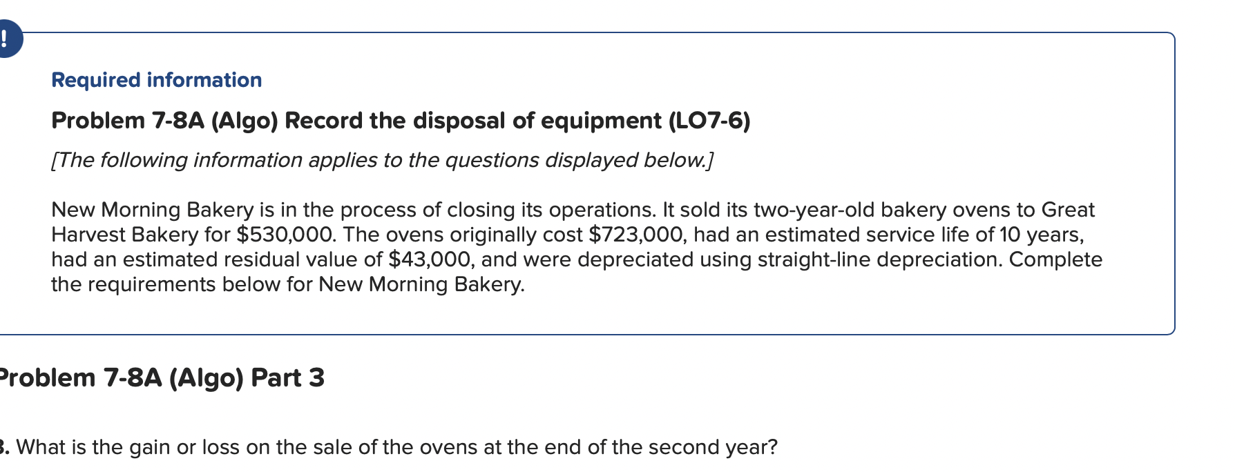 Solved Required information Exercise 7-17 (Algo) Record the | Chegg.com