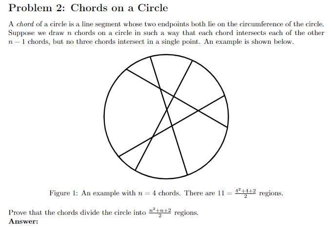 Example 2 If Two Intersecting Chords Of A Circle Make