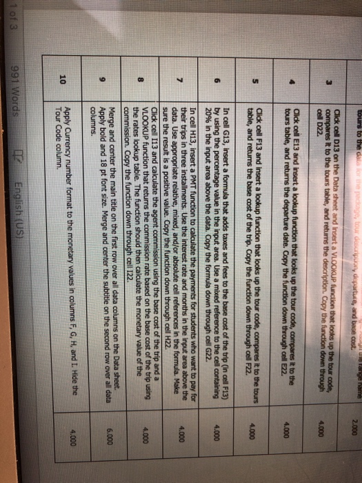 Solved Click cell D13 on the Data sheet and Insert a VLOOKUP | Chegg.com