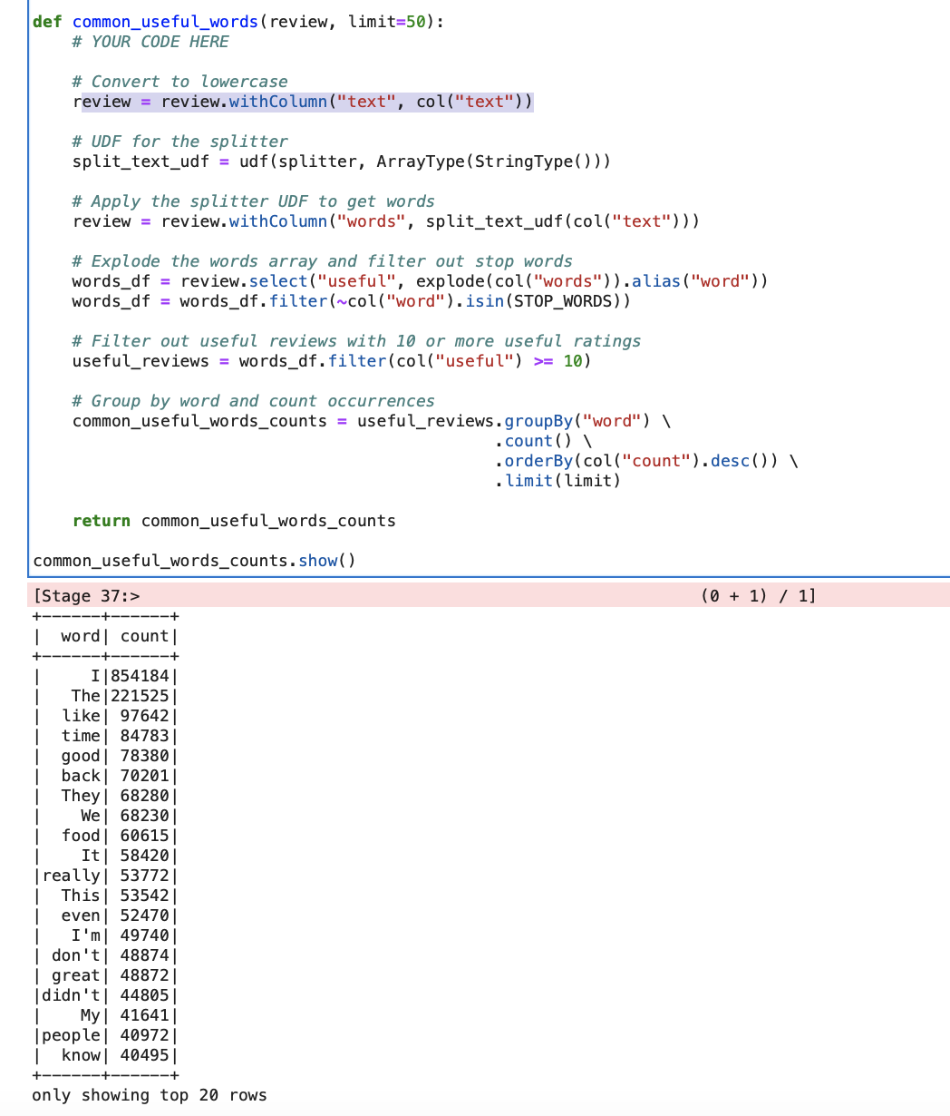 Solved There are at least two issues with my code. The | Chegg.com
