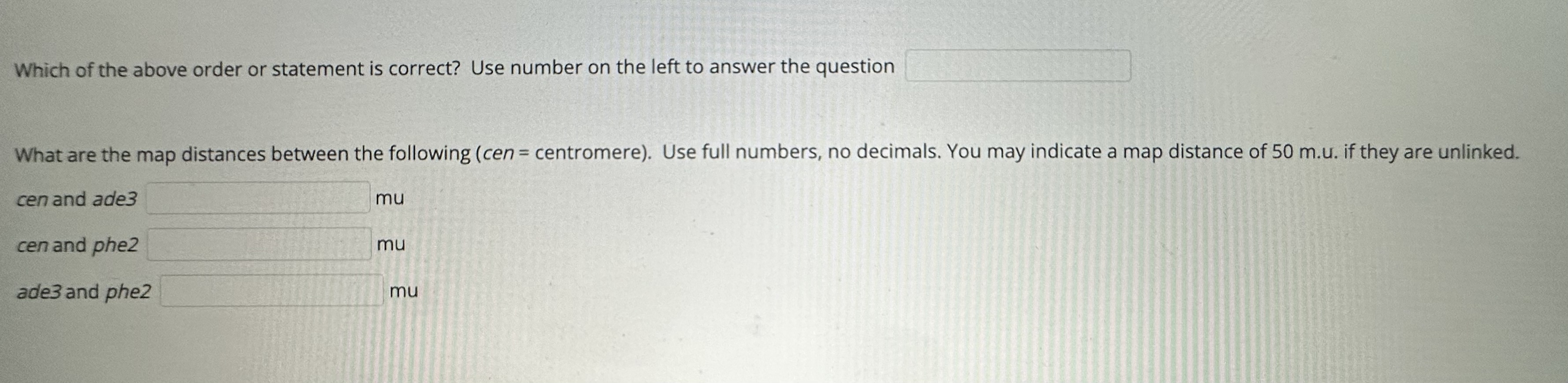Solved Which of the above order or statement is correct? Use | Chegg.com