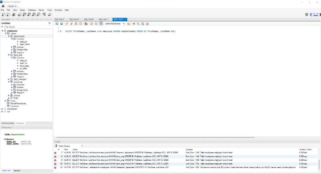 Solved Create a report of employees within the Research | Chegg.com
