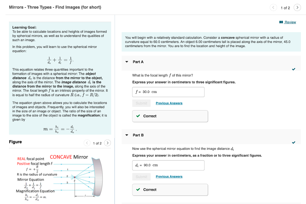 Solved Mirrors - Three Types - Find Images (for short) 1 of | Chegg.com