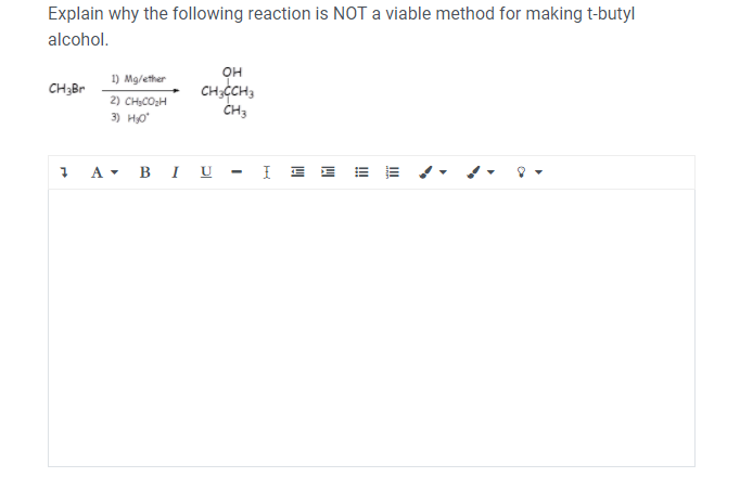 Solved Explain why the following reaction is NOT a viable | Chegg.com