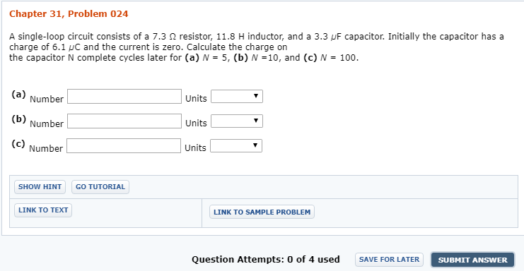 Solved Chapter 31, Problem 024 A single-loop circuit | Chegg.com