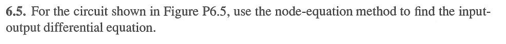 Solved 65 For The Circuit Shown In Figure P65 Use The 4010