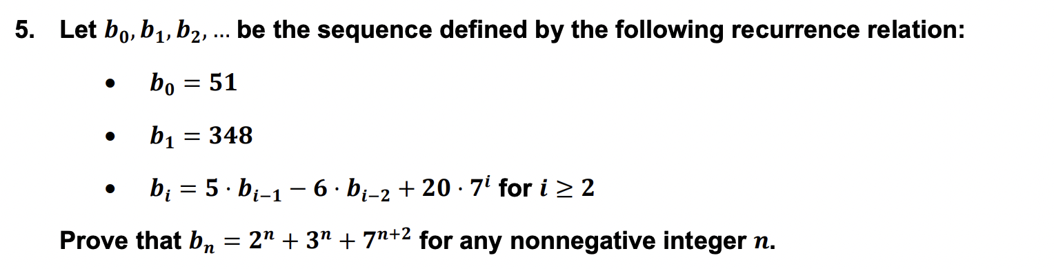 Solved using induction, strong induction, or structural | Chegg.com