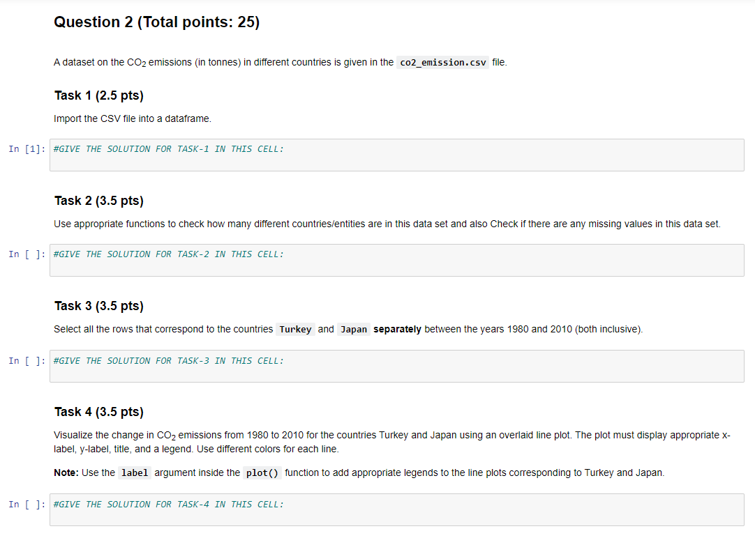 Solved Task 2(3.5pts) Use appropriate functions to check how | Chegg.com