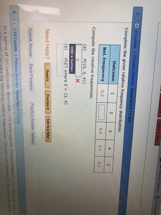 Solved Complete the given relative frequency distribution. | Chegg.com