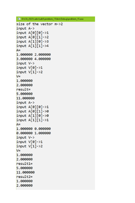 Solved Problem 15. Write and test a code to multiply a | Chegg.com