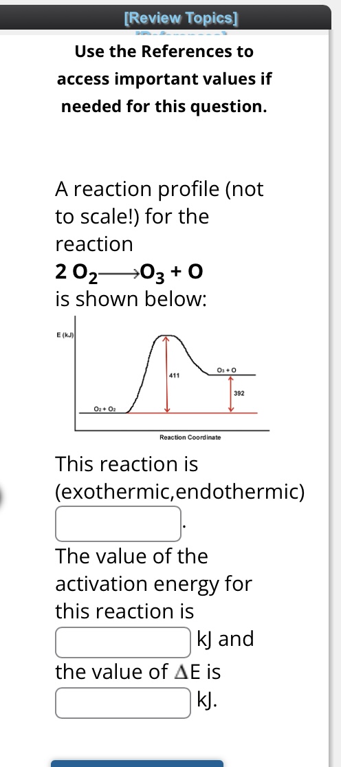 Solved 2O2 O3+O is shown below: This reaction is | Chegg.com