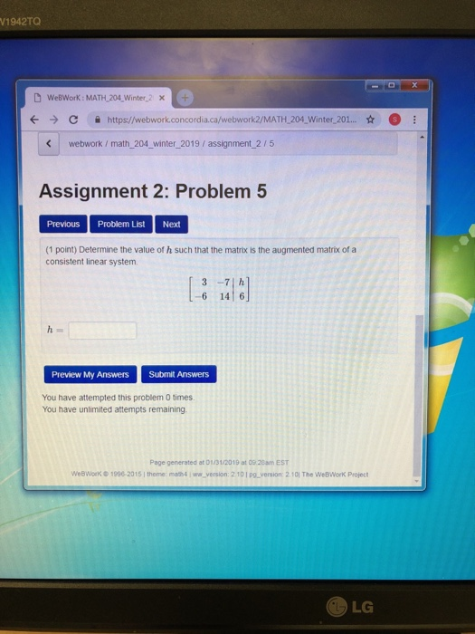 Solved 1942TQ WeBWork: MATH 204 Winter 2 x+ С | Chegg.com Solved 1942TQ WeBWork: MATH 204 Winter 2 x+ С | Chegg.com