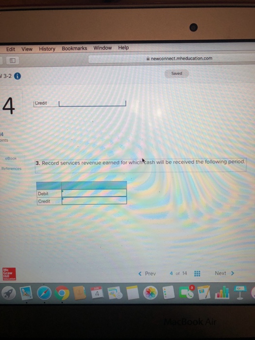Solved Edit View History Bookmarks Window Help 3-2 6 Saved 4 | Chegg.com