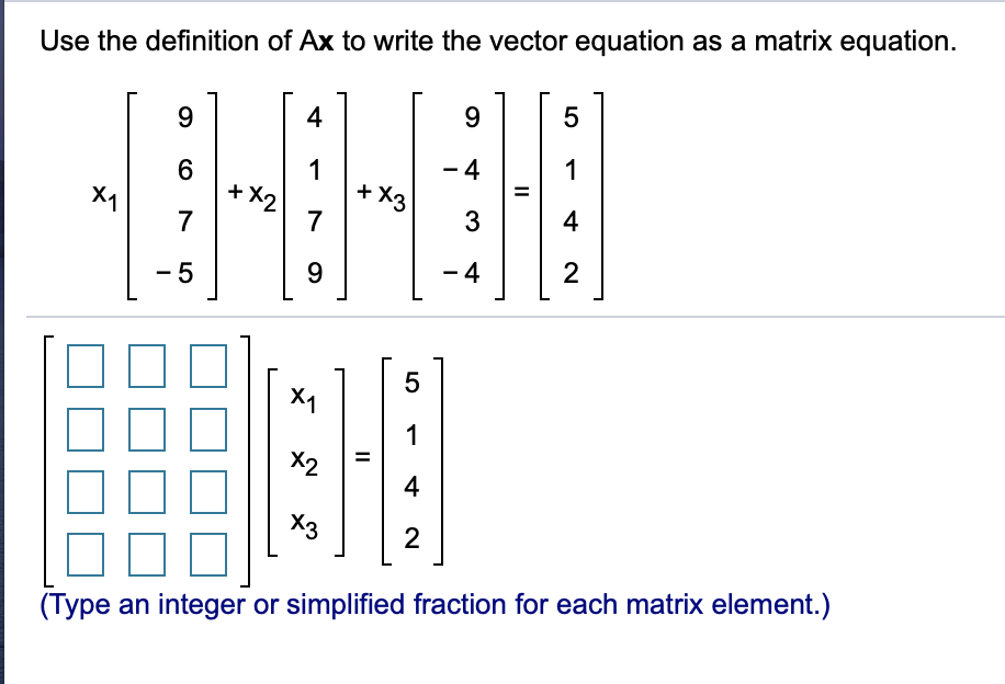 Solved Compute the product using (a) the definition where Ax | Chegg.com