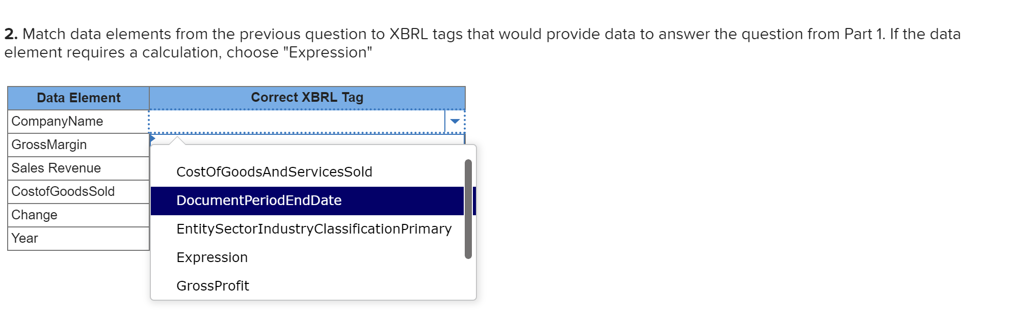 Lab 1-1 Data Analytics in Financial Accounting Lab | Chegg.com
