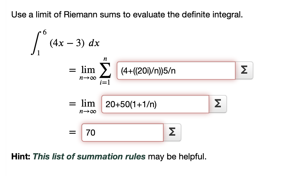 Solved Use a limit of Riemann sums to evaluate the definite | Chegg.com