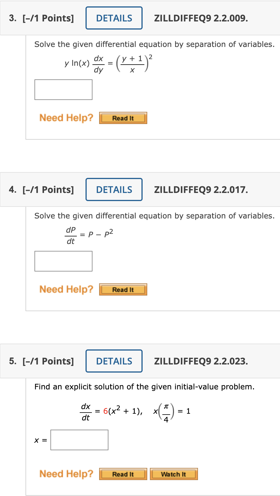 Solved ZILLDIFFEQ9 2.2.009. Solve the given differential | Chegg.com Solved ZILLDIFFEQ9 2.2.009. Solve the given differential | Chegg.com