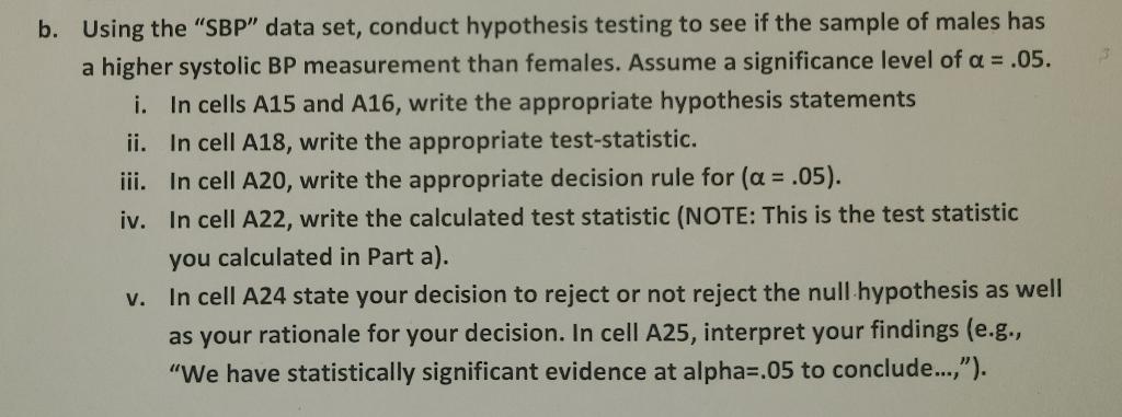 Solved Data Analysis Assignment This Is What My Excel 0623