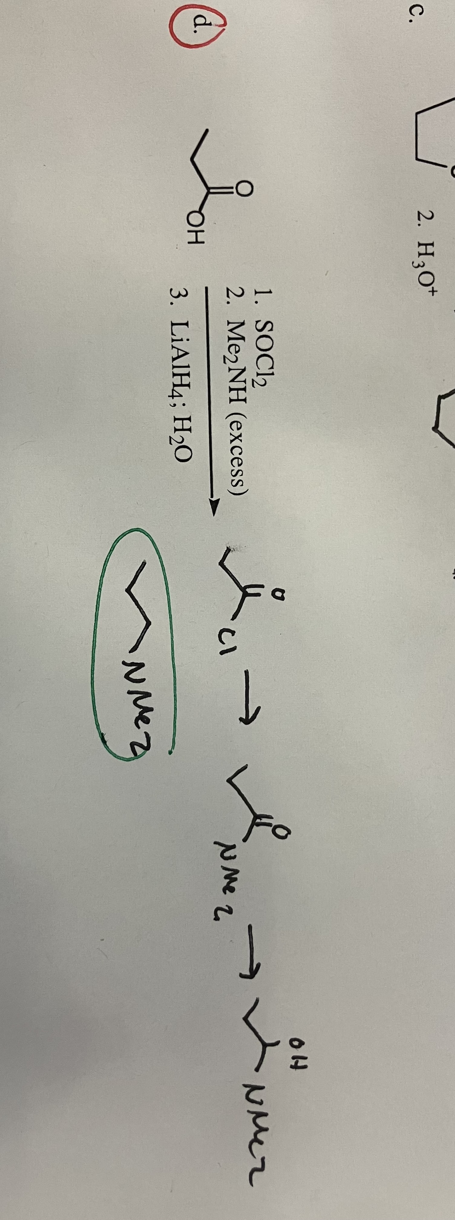 Solved Please explain in detail d)The writing is gibberish | Chegg.com