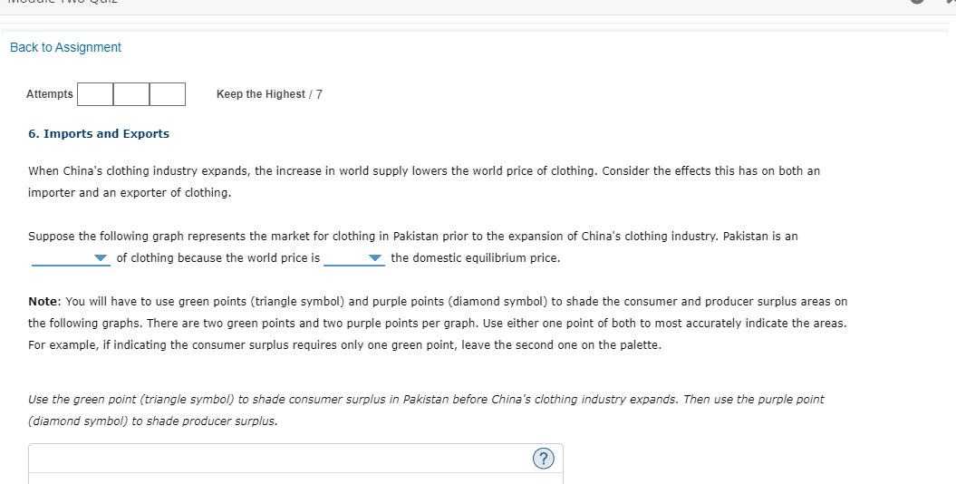 Solved Back to Assignment Attempts Keep the Highest/7 6. | Chegg.com