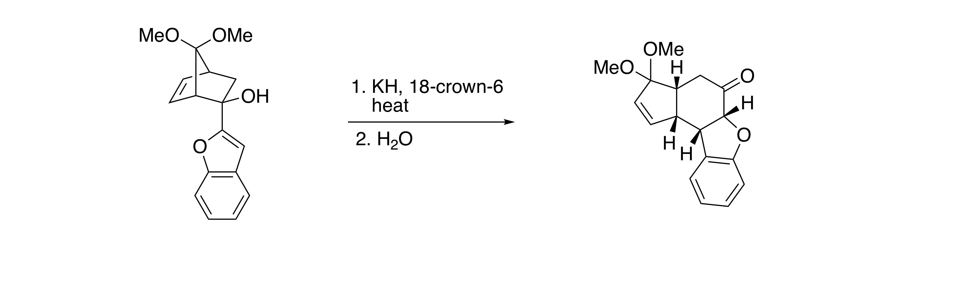 Solved 1. KH,18− crown-6 heat 2. H2O | Chegg.com